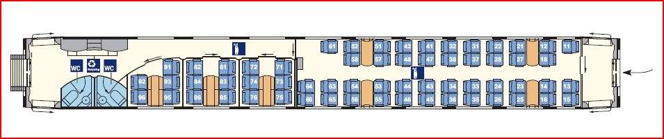 ICE 3 - 2. Bauserie(406) Sitzplan (Deutsche Bahn)
