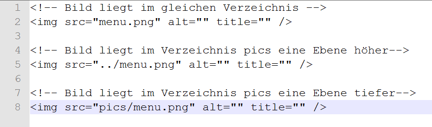 PNG-Bild in HTML-Datei einfügen? :( (Computer, Bilder, Informatik)