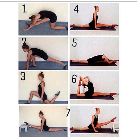 wie kann ich einen spagat? (dehnen)