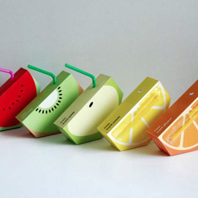 Kreative Verpackung mit außergewöhnlicher Form (Schule, Kunst, Unterricht)