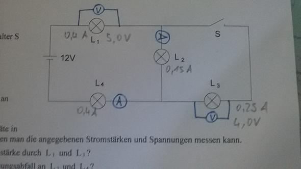 Spannungsabfall berechnen/ermitteln (Physik, Elektrizitätslehre)