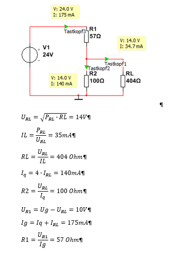 Spannungsteiler, Berrechnung mit Erklärung gesucht.. (Elektronik ...