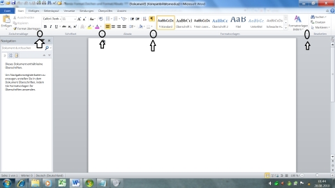 WORD 2010: Wo finde ich die ehemaligen Menüs Format/Zeichen und Format ...