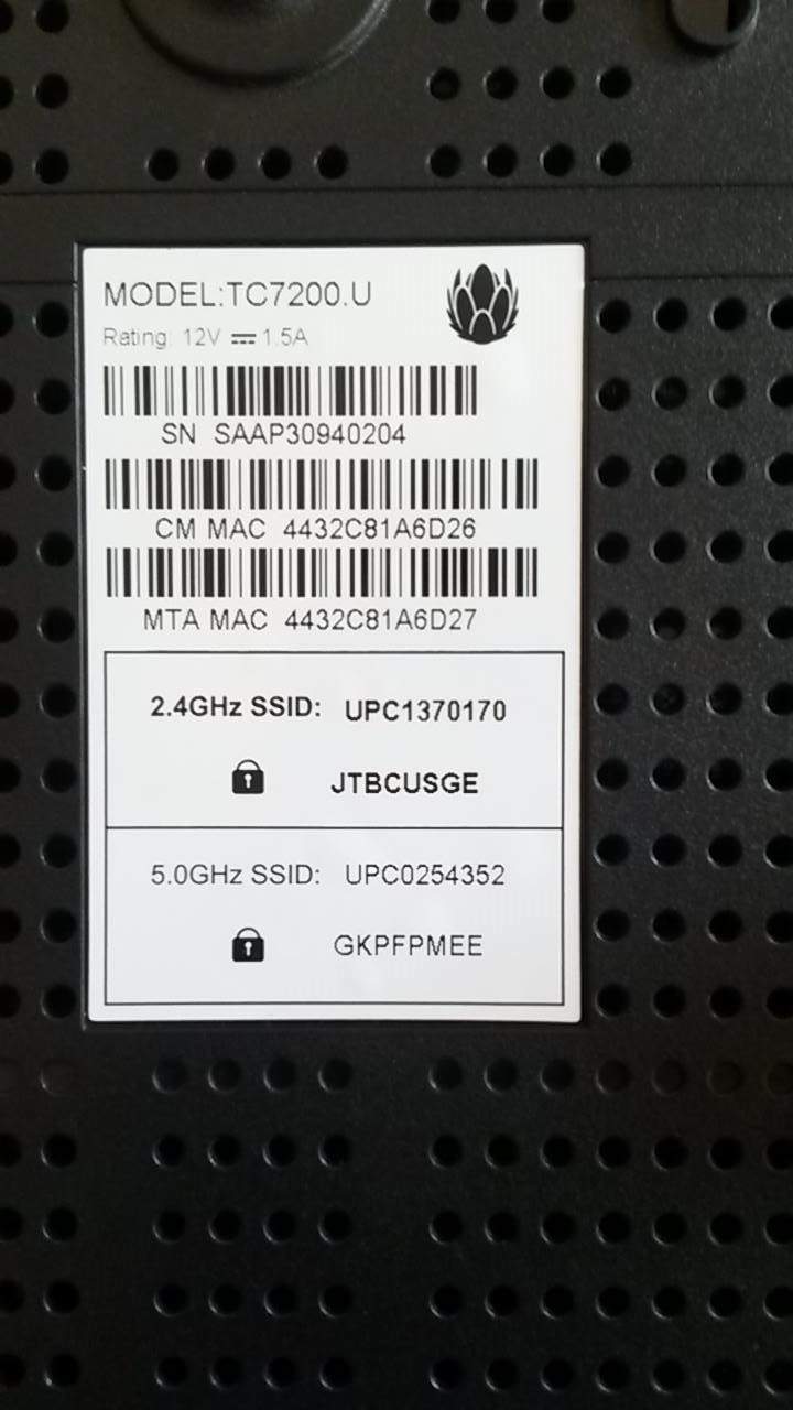 Technicolor TC7200 Problem bei Walm Einstellung bei klick auf WIRELESS ...