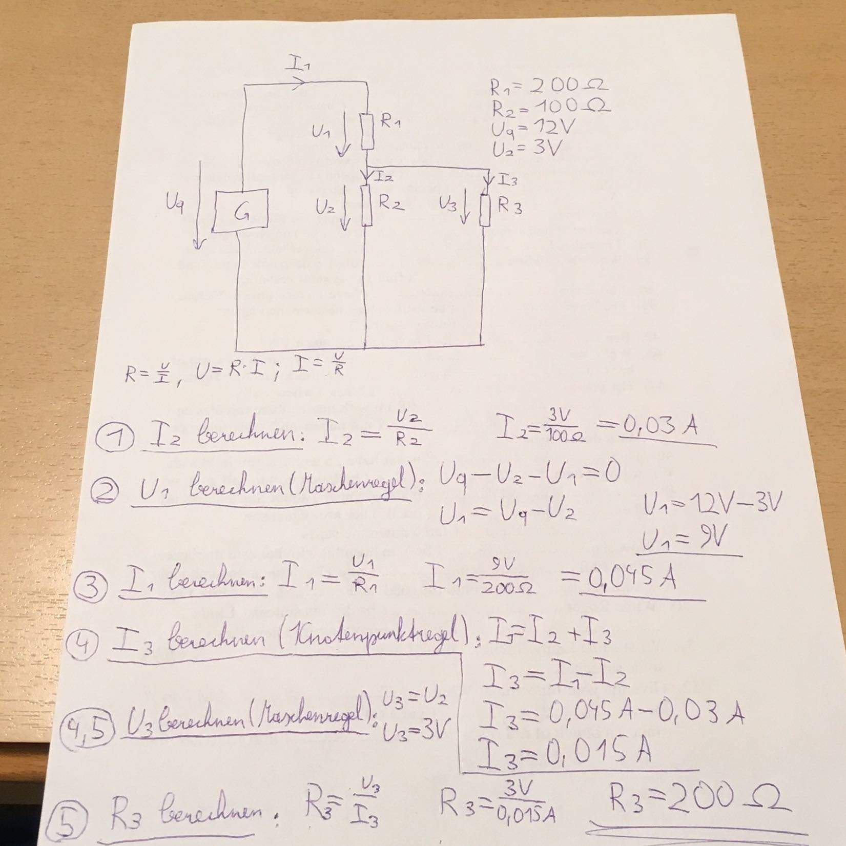 Wie errechne ich den Lastwiderstand dieses Spannungsteilers? (Physik ...