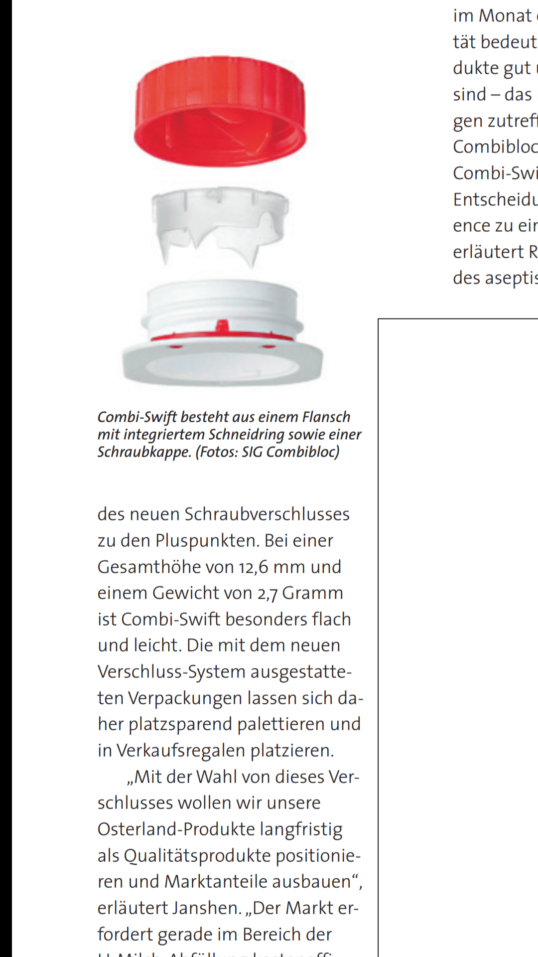 Hat die Frische Vollmilch von Netto (Gutes Land) eine Lasche unter dem ...