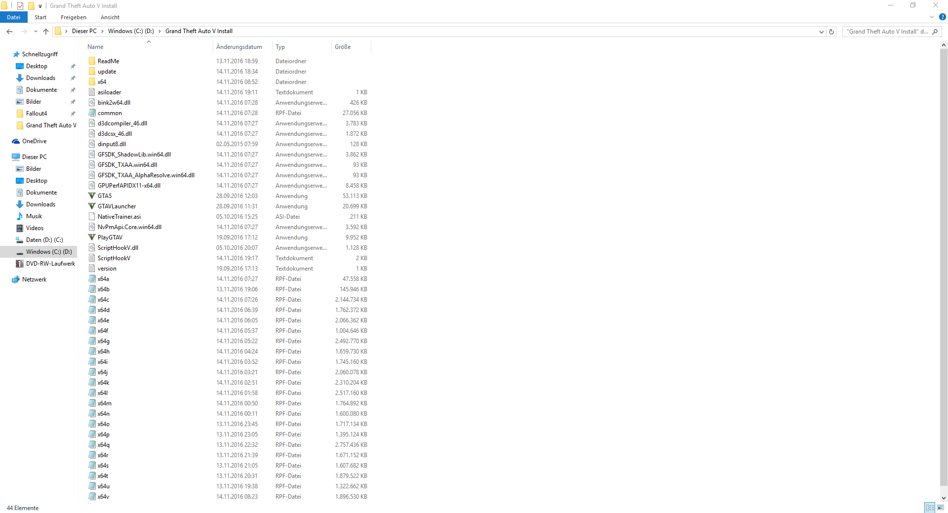 In welchem Ordner ist die gta5.exe oder wo muss Script Hook V eingefügt ...
