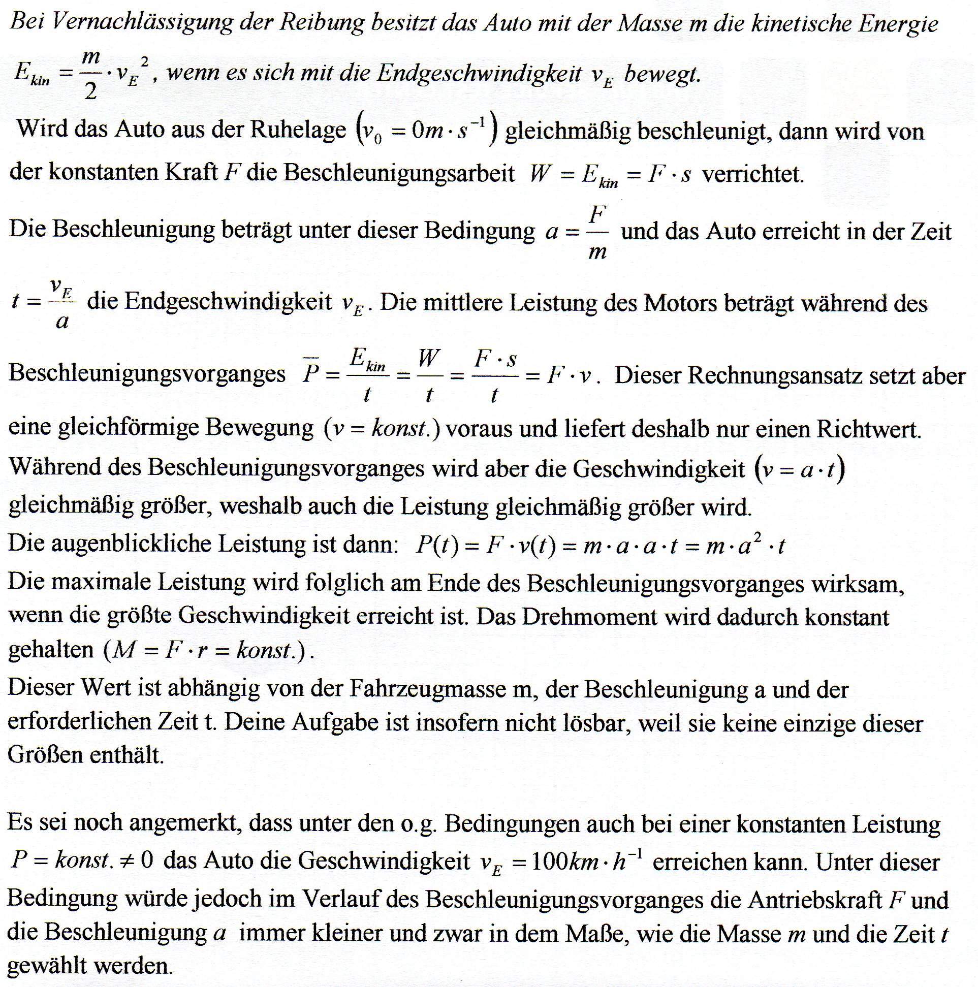 welche Kräfte wirken beim Autofahren? (Auto, Physik, PS)