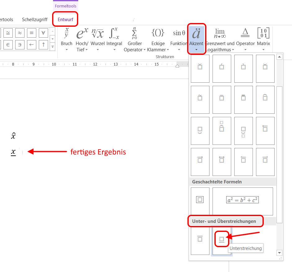Sonderzeichen in Word erstellen? (X)