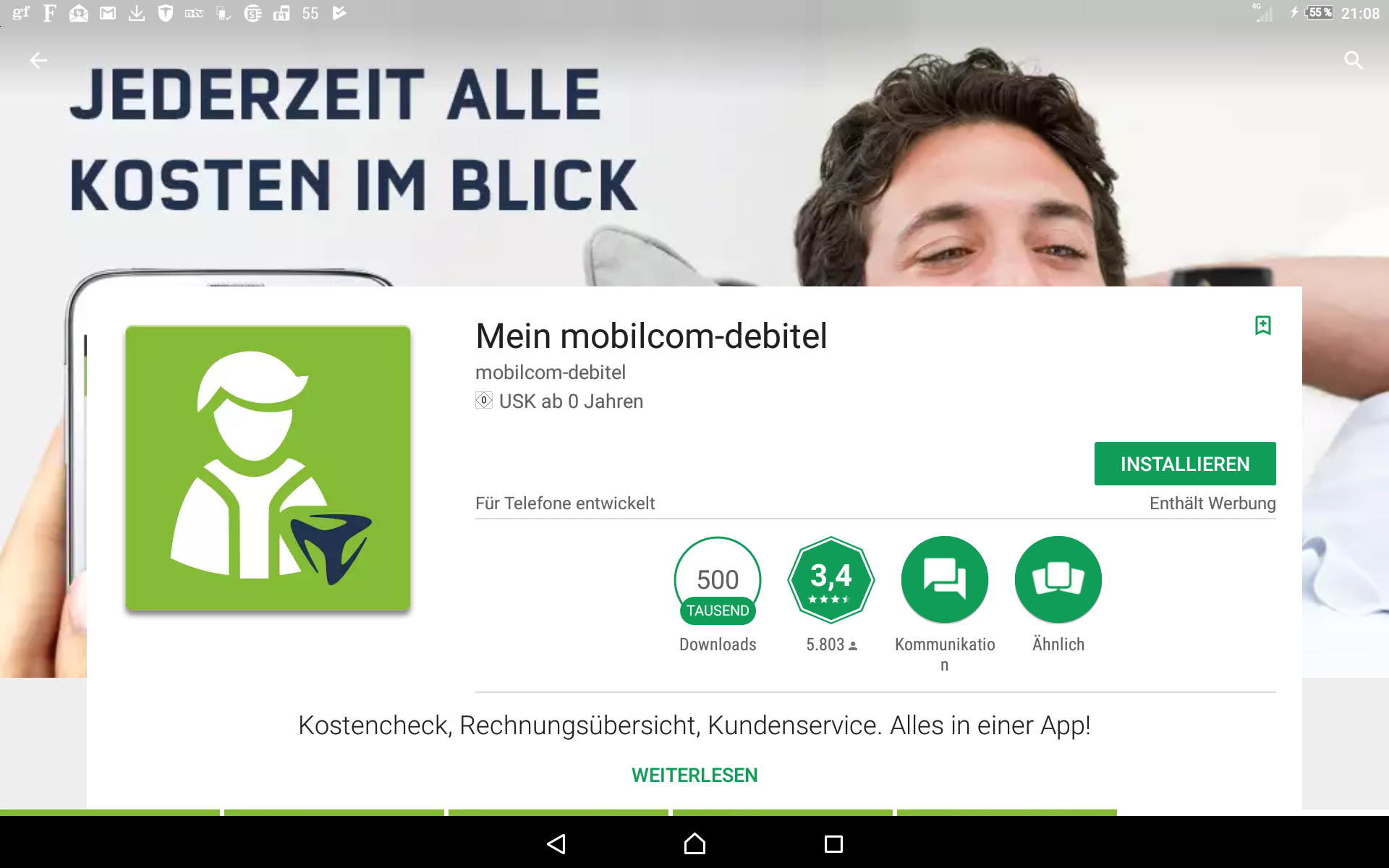 Mobilcom Debitel und Vodafone App? (Vertrag, Telefon, Netz)
