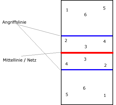 Volleyballpositionen erklärt? (Volleyball, Position)