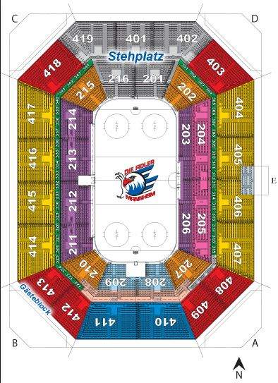 SAP Arena Mannheim - Eishockey (SAP-Arena)