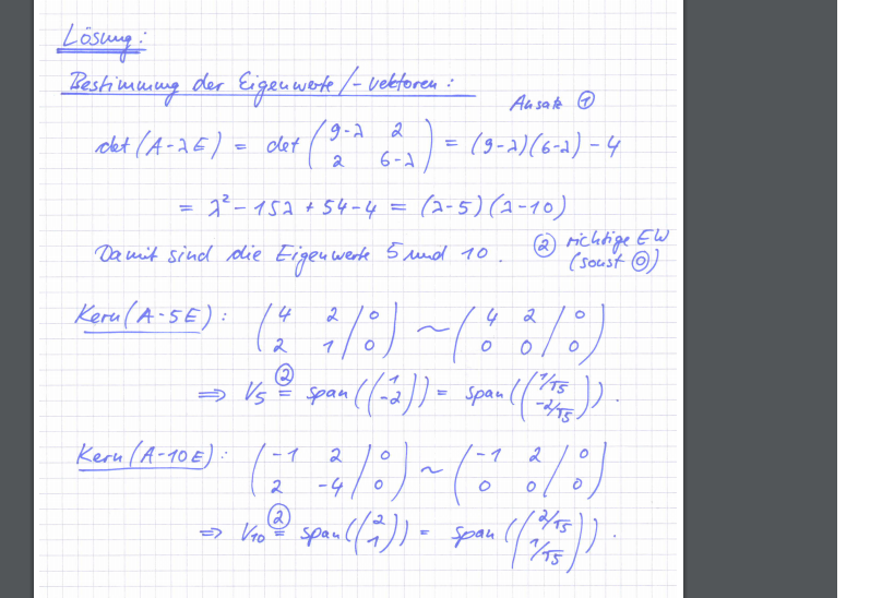 A hoch nte Potenz einer Matrix berechnen - Wann normieren? (Schule ...