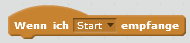 Scratch-Startbutton programmieren der das Spiel erneut beginnen lässt ...