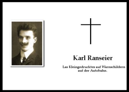 Wer ist "Karl Ranseier"? (TV, TV-Show)
