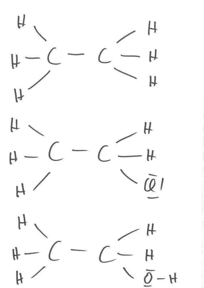 Wie wird aus Ethan Ethanol? (Chemie, Reaktion, Methan)