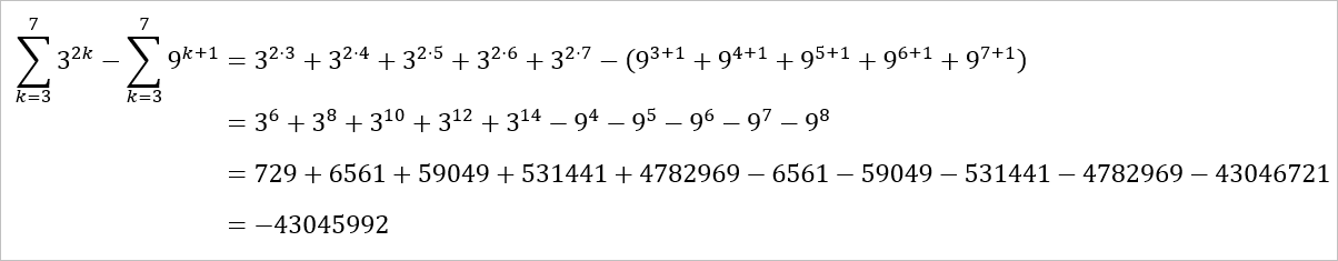 mathematik: summen und produkte zusammenfassen? (Summe)
