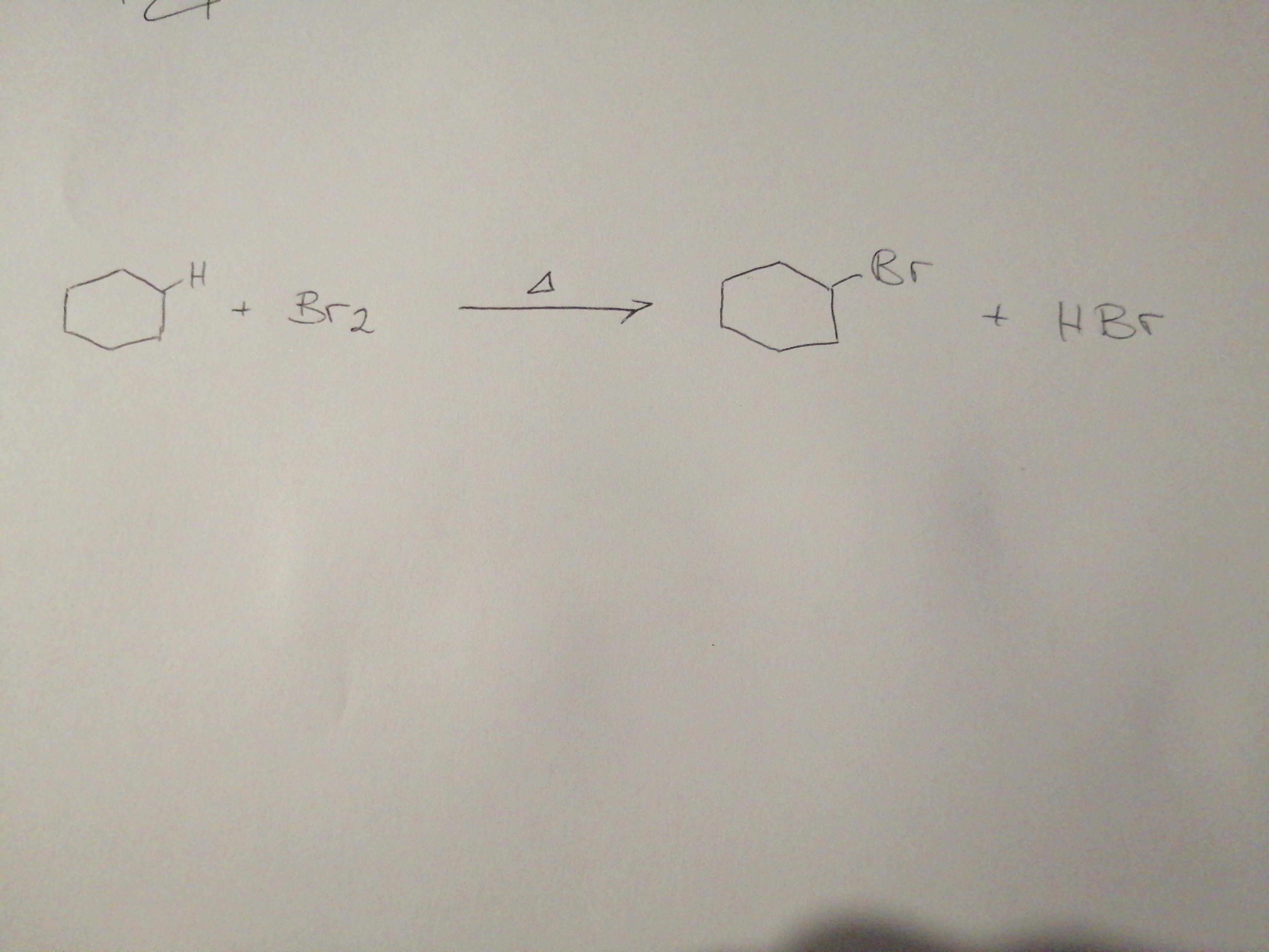Chemie Reaktionsgleichung Cyclohexen Cyclohexan? (Schule, Ausbildung ...
