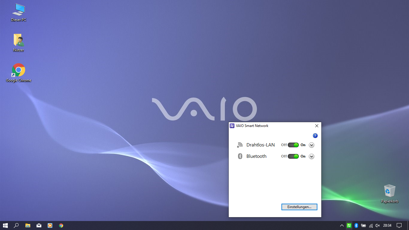 Suche Vaio Smart Network für Windows 10? (Computer, Software, WLAN)