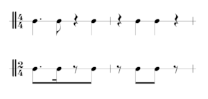 Erkläre den Unterschied zwischen Rhythmus und Metrum!? (Schule, Musik ...