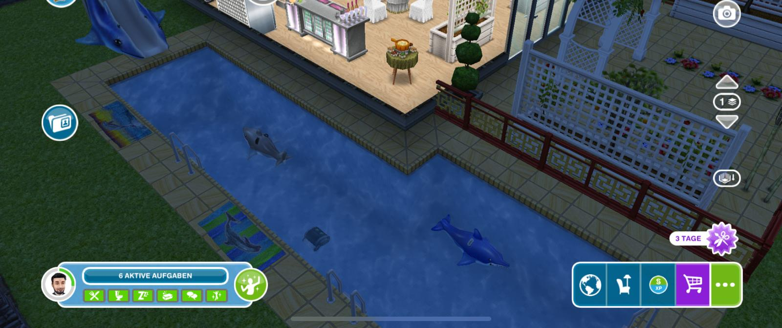 Wie kann man so ein Pool bauen? (Sims, Die Sims FreePlay)