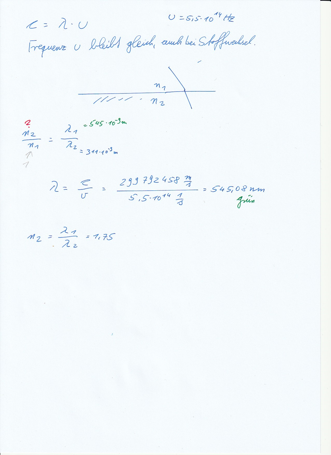 Physik- Frequenz? (Schule, Lernen, Aufgabe)