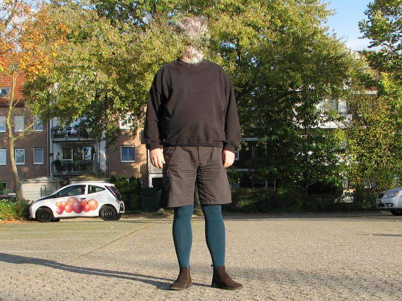 Was haltet ihr davon, als Mann eine farbige Strumpfhose unter einer ...