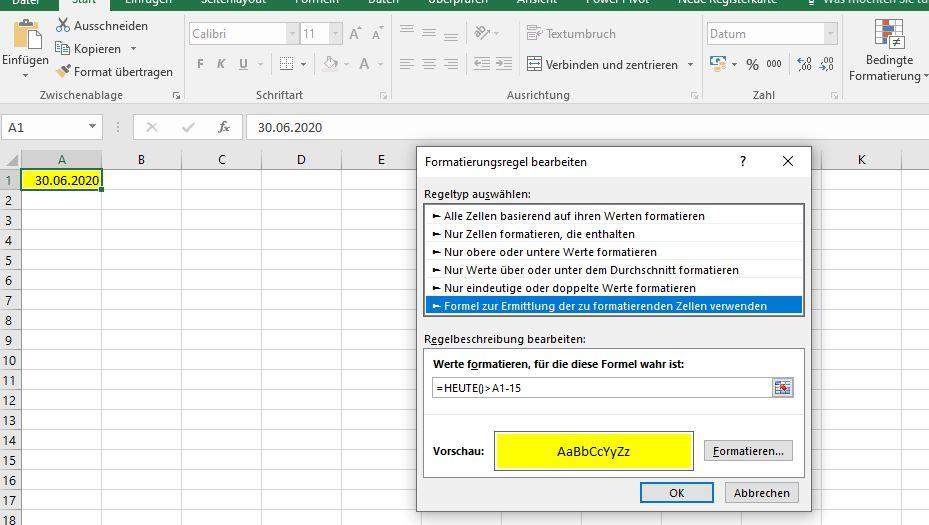 Ampelfunktion In Excel? (Microsoft Excel, Office)