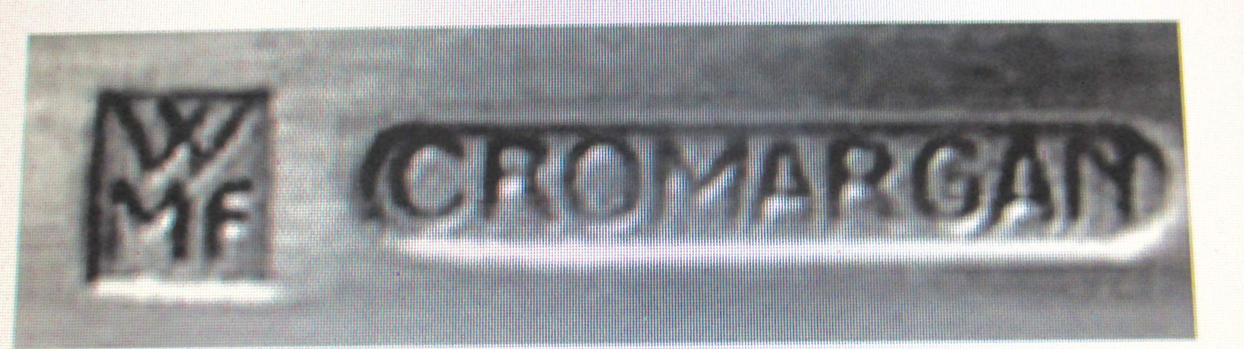 Alter einer Punze von WMF Cromagan?