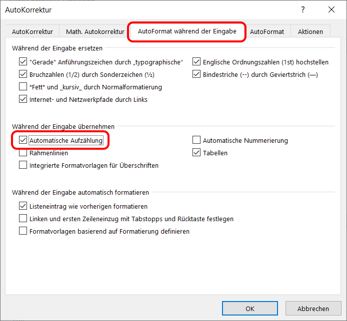 Word Stichpunkte einrücken? (Computer, Schule, Microsoft)