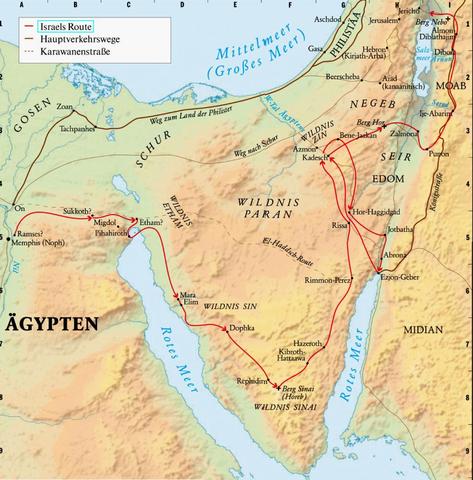 40 Jahre durch die Wüste (Religion, Gott, Israel)