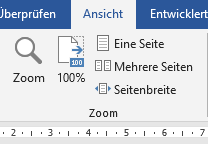 Word Ansicht zurücksetzen? (Computer, Microsoft, Einstellungen)