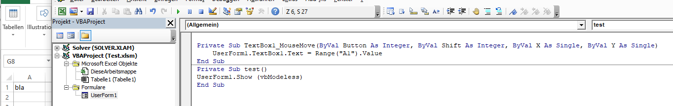 Wie bekomme ich ein Mouseover in Excel hin? (Microsoft Excel, Office)
