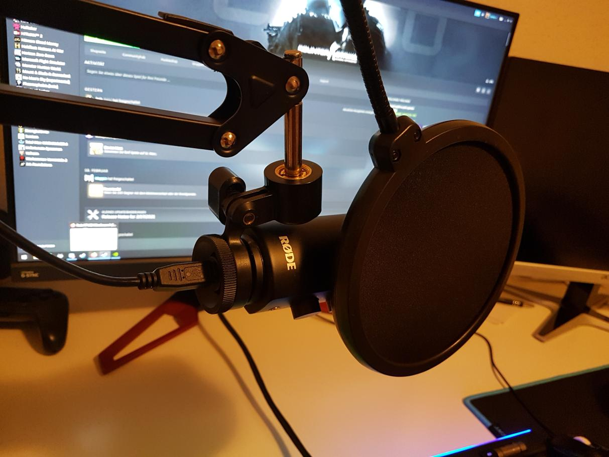 Rode NT USB Mikrofonarm? (Computer, Technik, Spiele und Gaming)