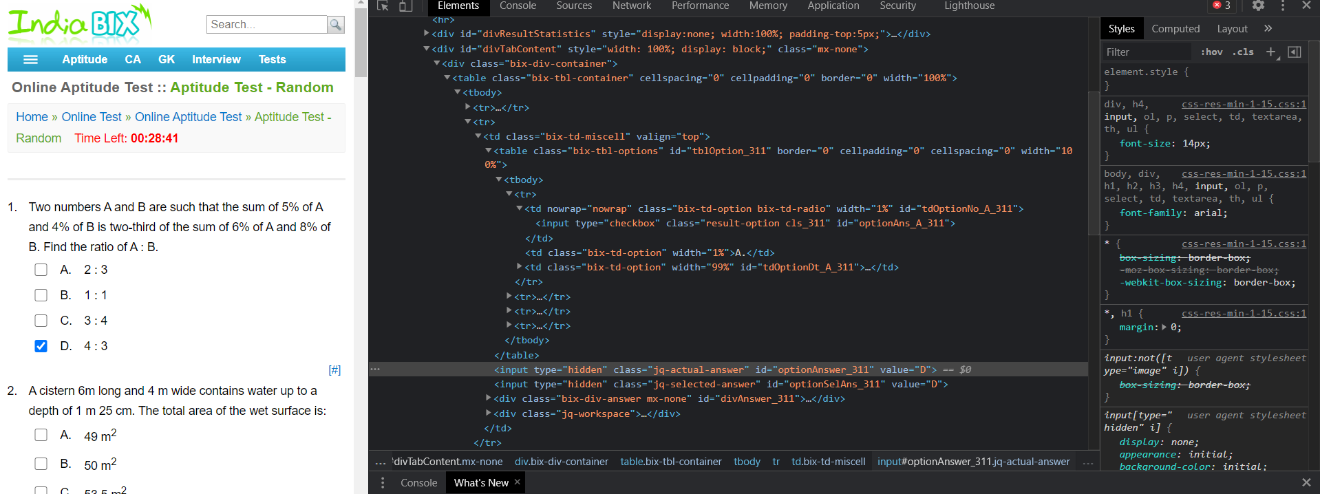 Quelltext Multiple Choice antworten? (Computer, programmieren, HTML)