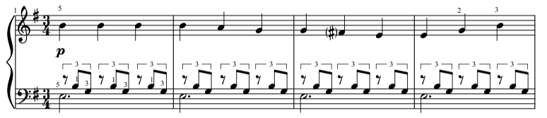 Warum hier 3/4 Takt & Triolen? (Musik, Gitarre, Musiktheorie)