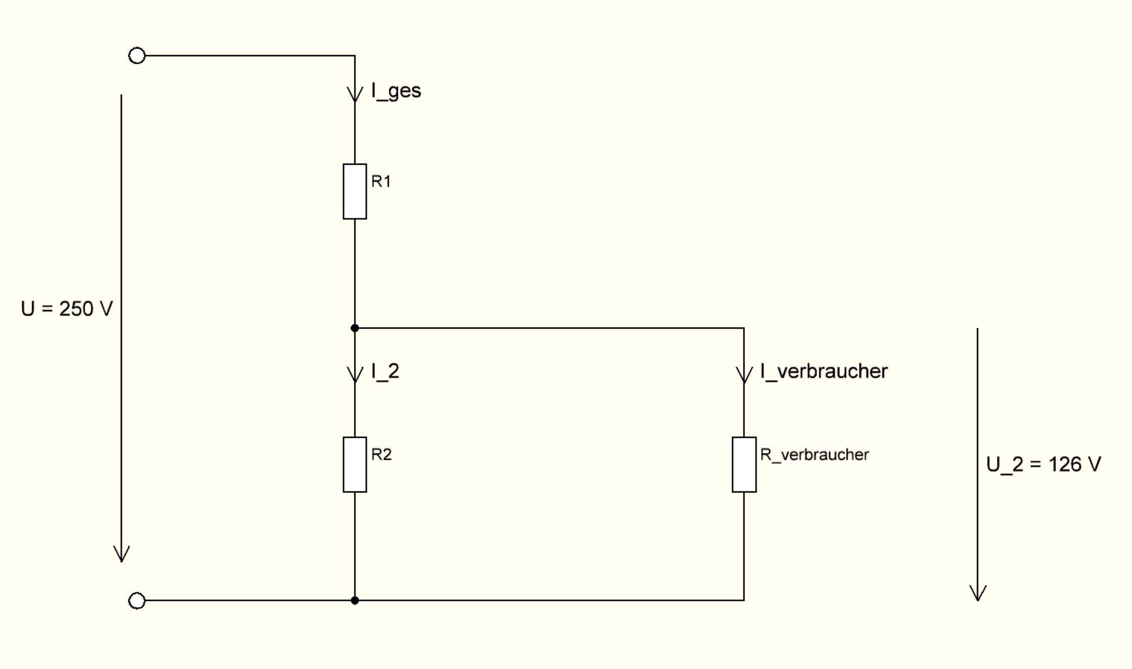Spannungsteiler berechnen? (Computer, Elektrotechnik)