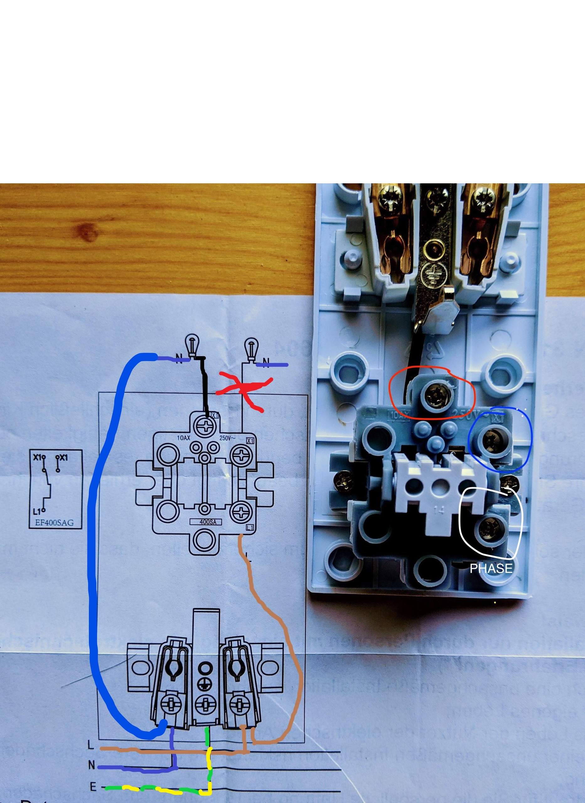 Elektroschalter - Wo Neutralleiter und Erde anschließen? (Technik ...