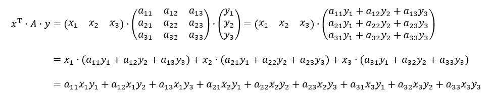 Symmetrische Matrix bestimmen durch Skalarprodukt? (Mathematik)