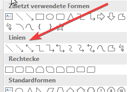 Wie fügt man Linien in PowerPoint ein? (Computer, Schule, Microsoft ...