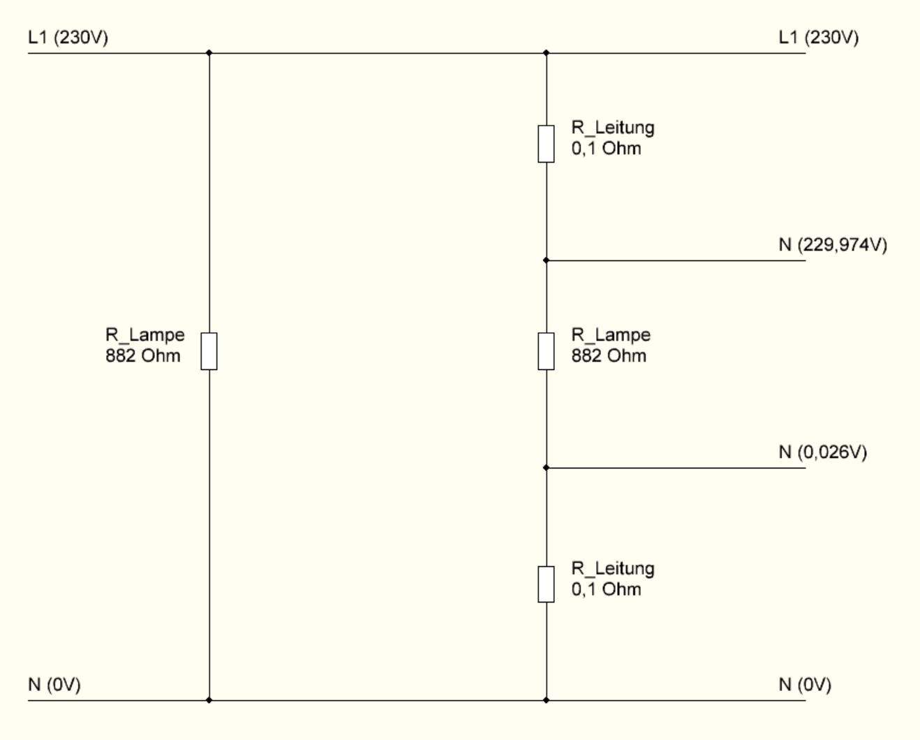 Fließt der Strom über den Neutralleiter zurück ins Netz? (Elektrik)