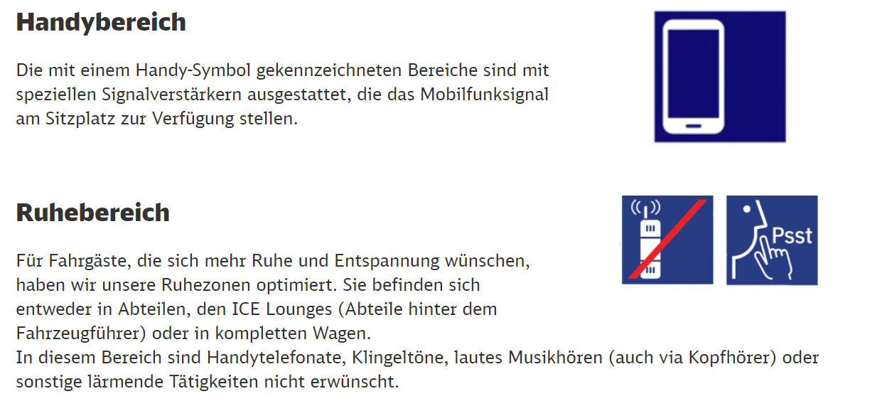 Was ist der normale Bereich der Bahn bei einem IC oder ICE? (Zug ...