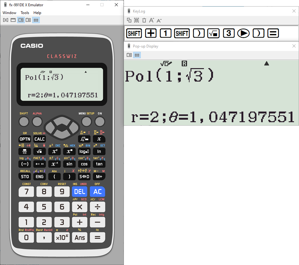 Wie kann man die arctan2 Funktion beim Casio fx-991DE X benutzen ...