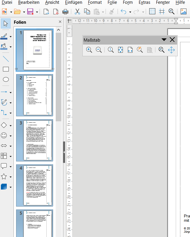 In LibreOffice Querformat-Seite anlegen, ohne dass die erste Seite im ...