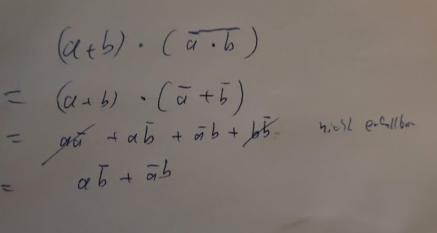 Boolesche Algebra umformen? (Mathematik, Informatik, Logik)