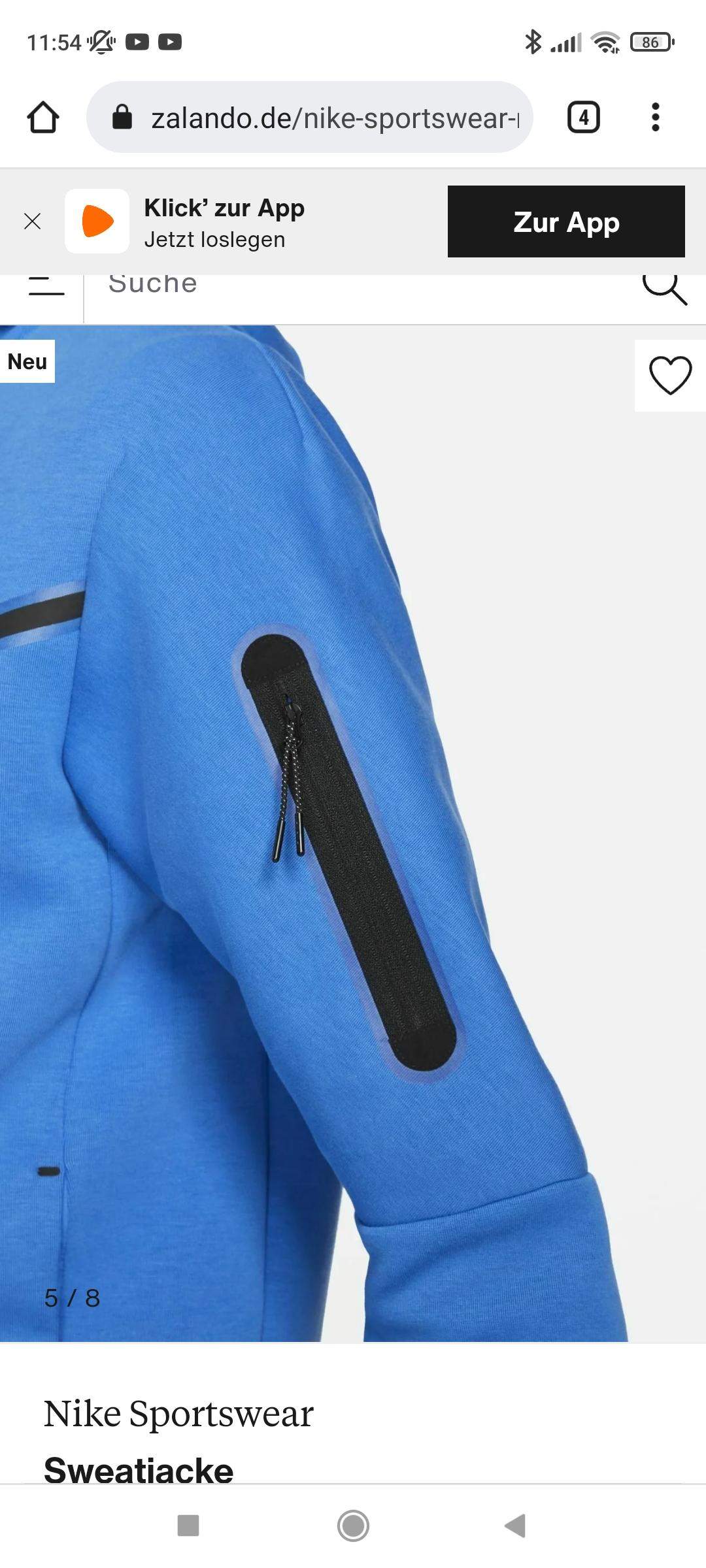 kann jemand daran erkennen ob der echt oder fake ist? (Mode, Nike Tech ...