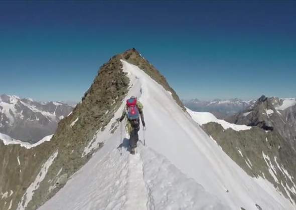 Seid ihr schon einmal über die Alpen gewandert? (Berge, Wanderung)