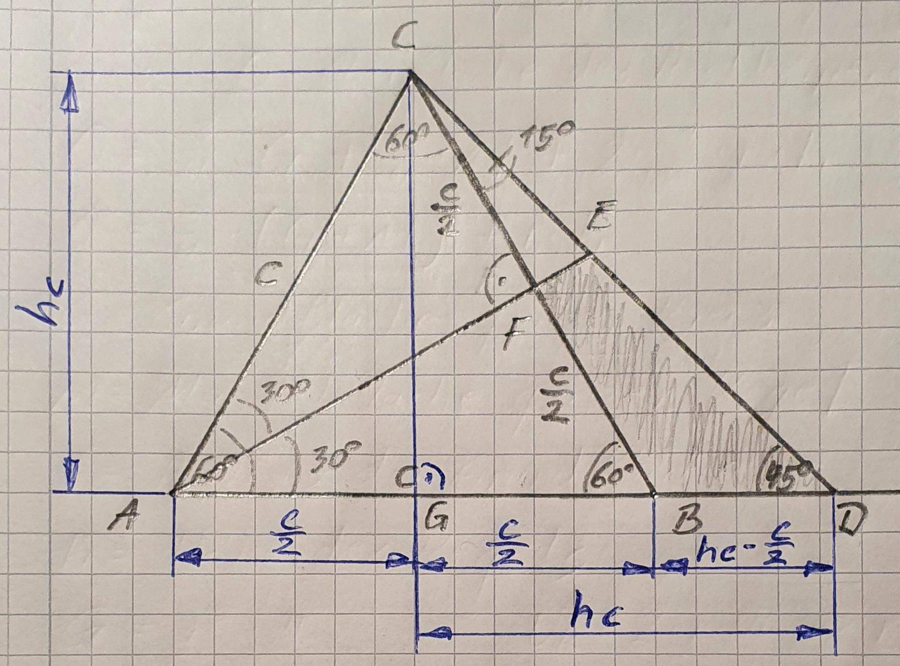 Wie löse ich diese Planimetrie Aufgabe? (Computer, Mathematik ...