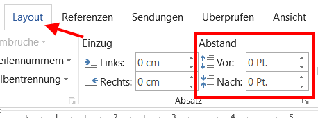 Bei Word Sätze/Wörter untereinander "engeren Abstand"? (Computer ...