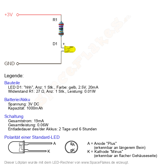 Physik LED, Spannung, Widerstand Frage? (Technik, Technologie, Elektronik)